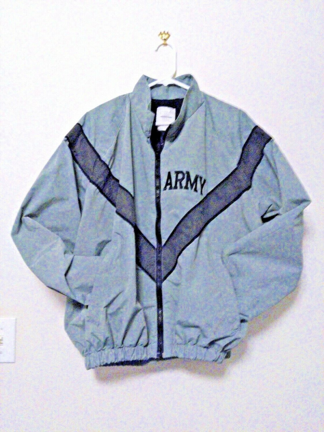 US MILITARY IPFU Army Jacket grey nylon mesh lined vented reflective size M