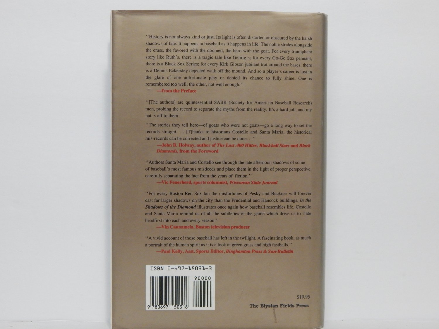 In The Shadows of the Diamond by James Costello, Michael Santa Maria ...