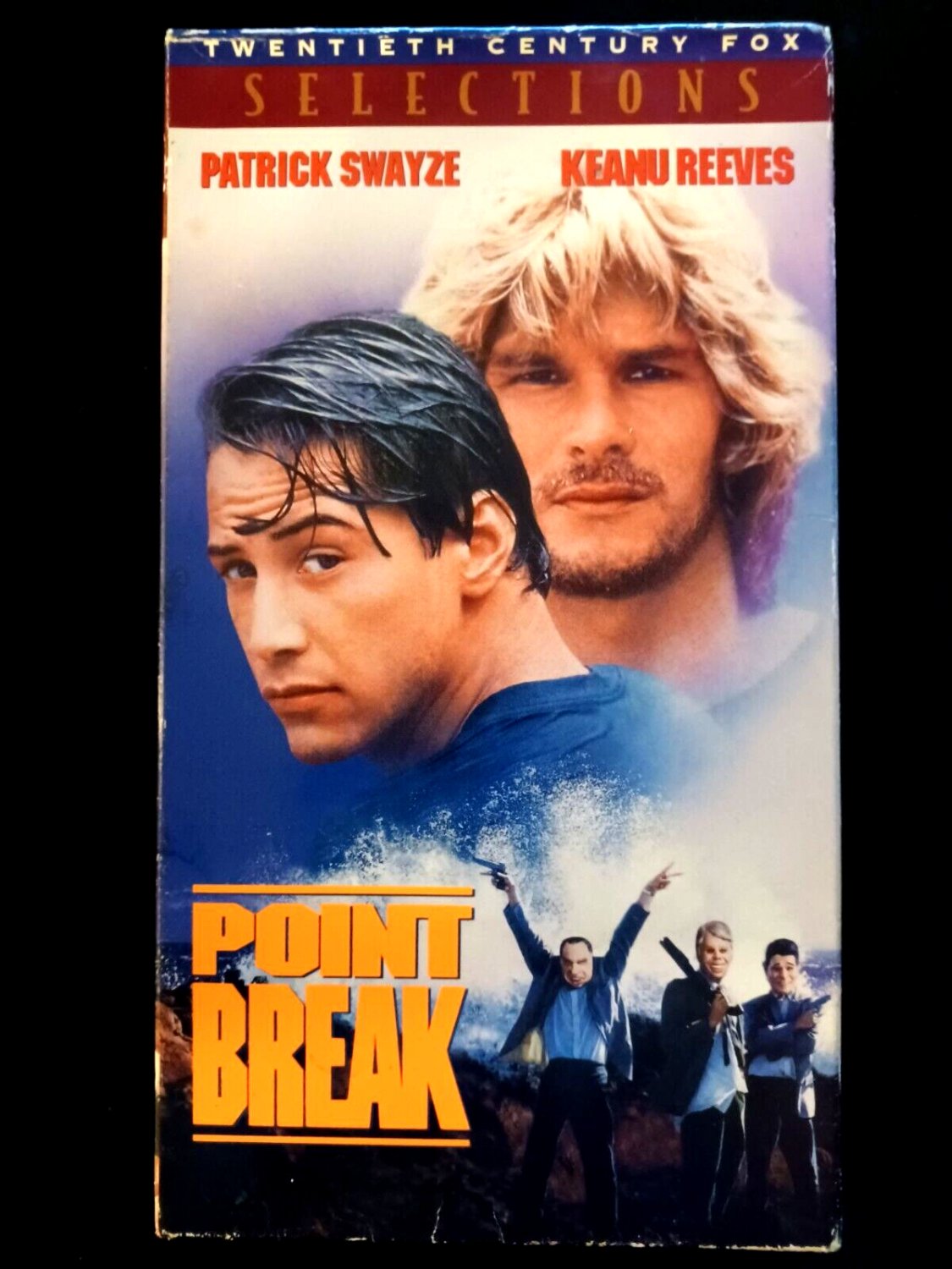 Point Break [Vhs 1991] action crime movie Patrick Swayze Keanu Reeves ...