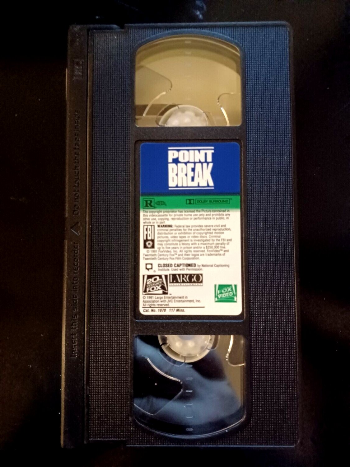 Point Break [Vhs 1991] action crime movie Patrick Swayze Keanu Reeves ...