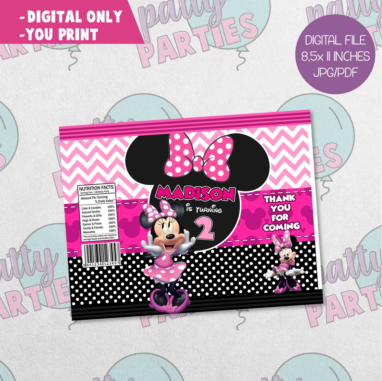 MINNIE MOUSE CHIP BAG