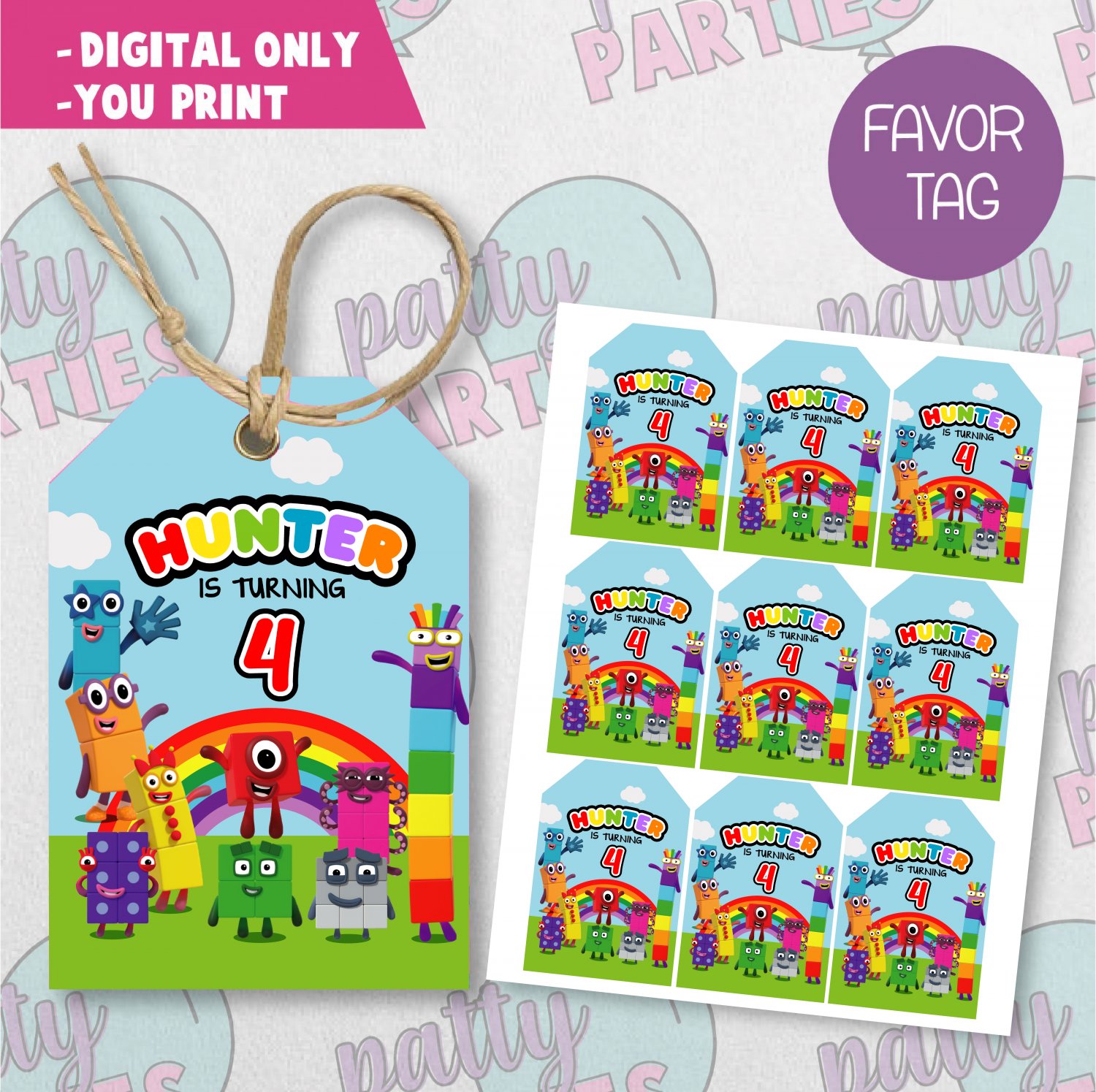 NUMBERBLOCKS FAVOR TAG