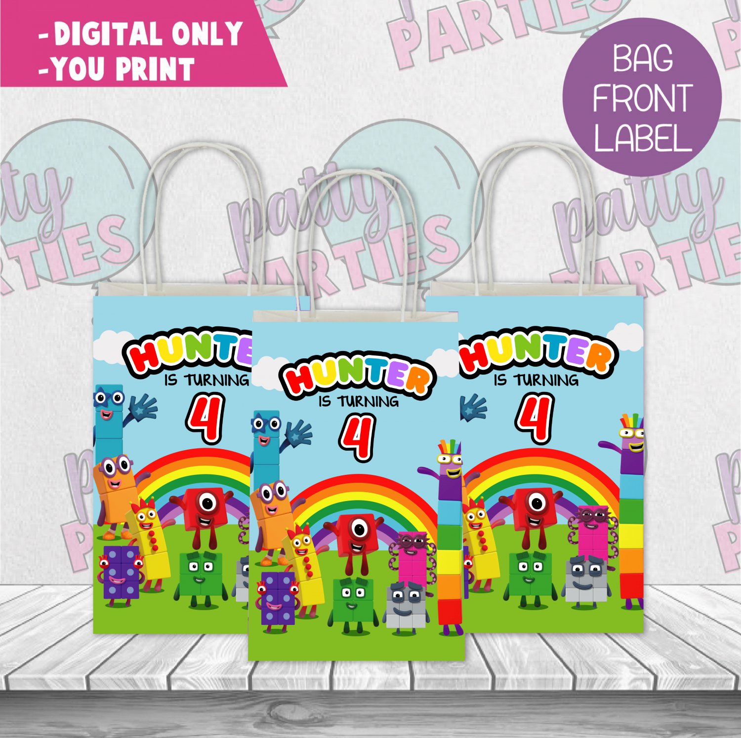NUMBERBLOCKS PARTY BAG
