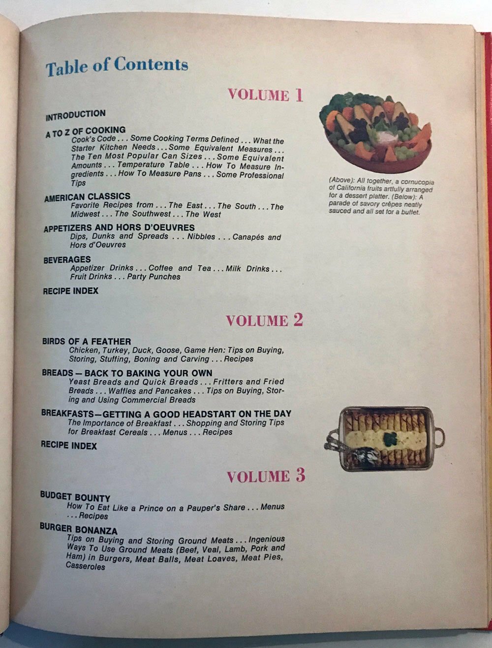 FAMILY CIRCLE 1972 Illustrated Library of Cooking V1 Cookbook American ...