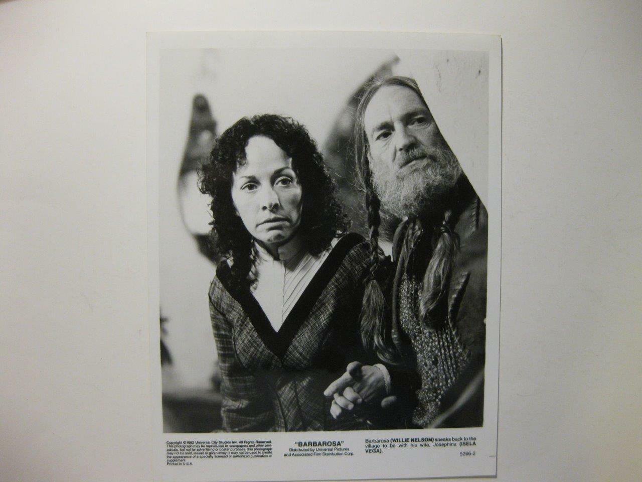 Barbarosa Willie Nelson Isela Vega 1982 Original 8 x 10 Movie Photo Western