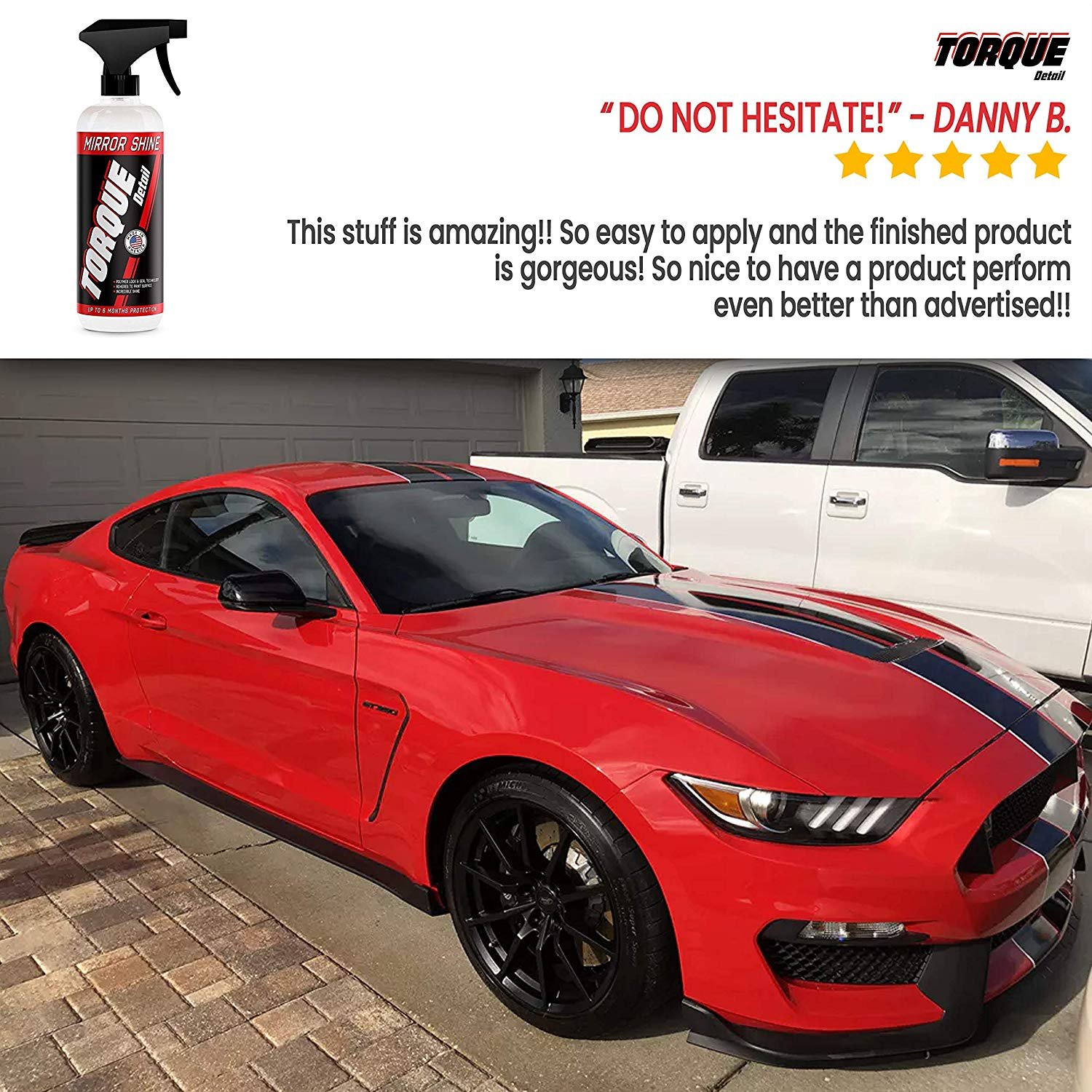 Torque Detail Mirror Shine Super Gloss Wax Sealant Hybrid Spray Fast ...