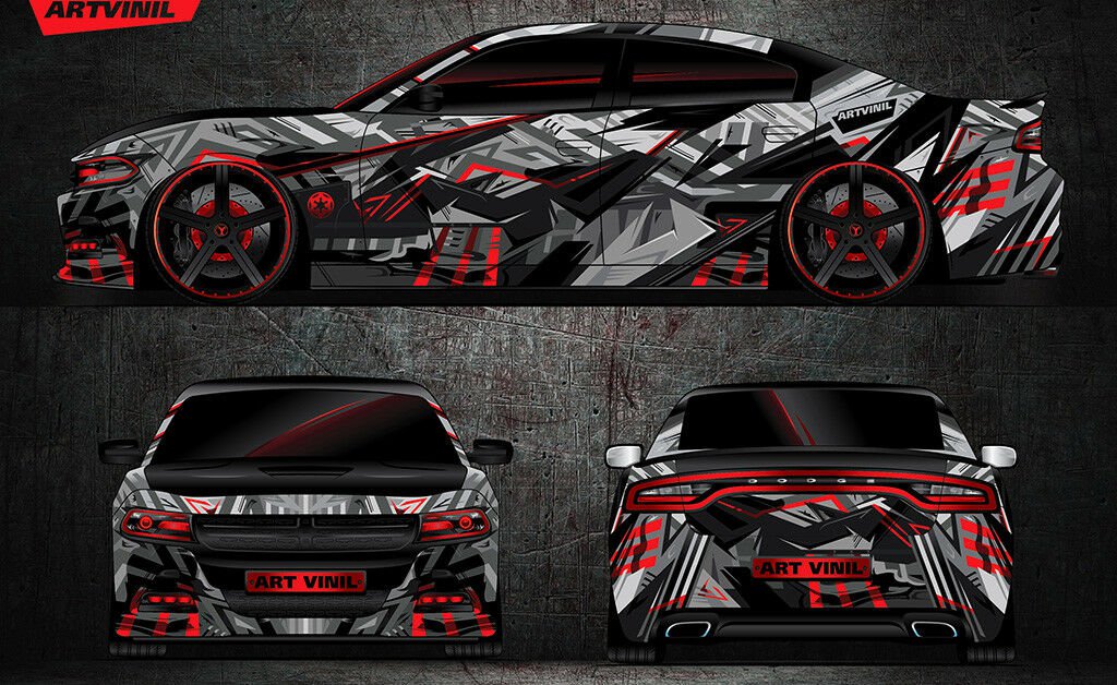 Custom Car Sticker Hood Decal Full Body Livery Vinyl Wrap Urban Camouflage
