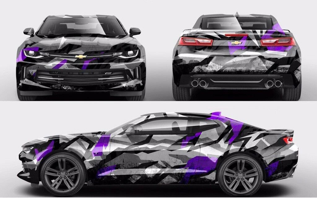 Custom Car Sticker Hood Decal Full Body Livery Vinyl Wrap Urban Snow ...