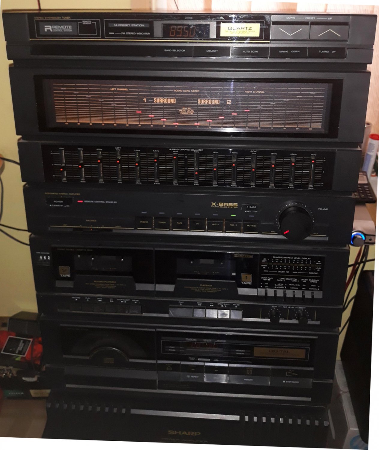 Sharp 7700 Portable Stereo System Music Center