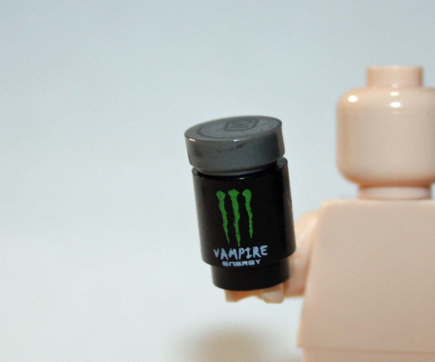 Monster Energy Drink Can Fors Custom Minifigure Bricks Semut Toys