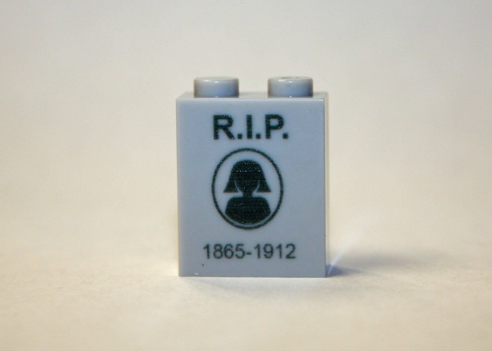 Female RIP Tombstone Grave construction piece C for Custom Minifigure ...