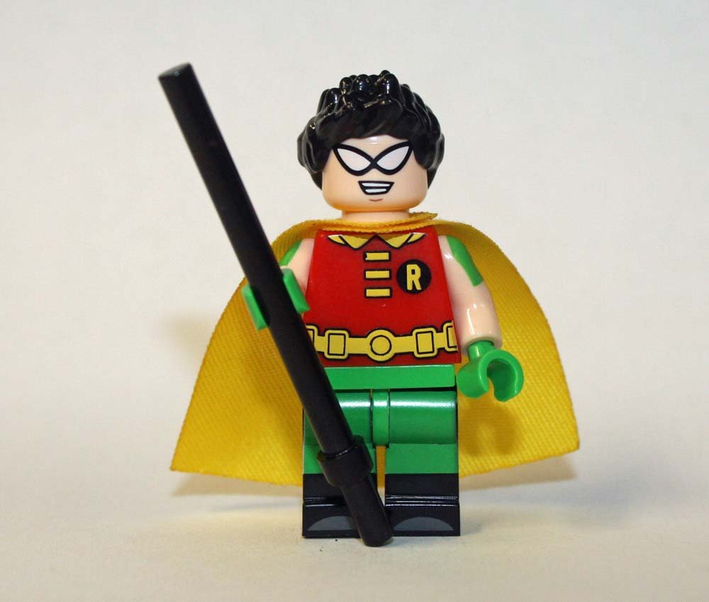 Robin Classic outfit version (Batman) Custom Minifigure Bricks Semut Toys