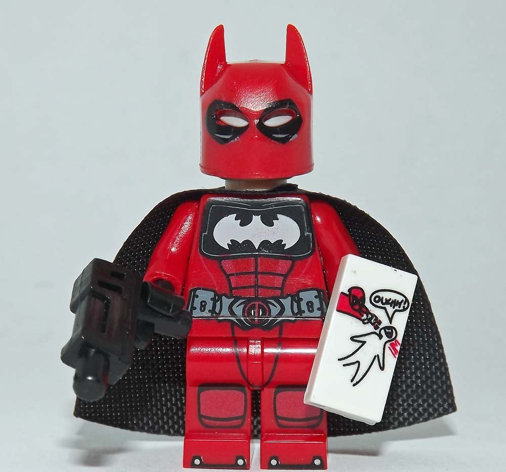 Batpool Batman Deadpool Custom Minifigure Bricks Semut Toys
