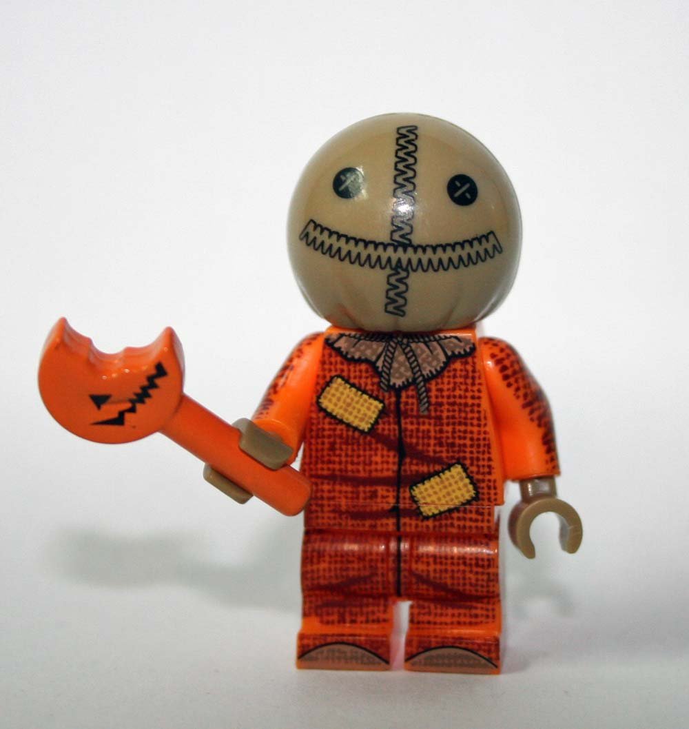 Sam Trick r Treat Horror movie Custom Minifigure Bricks Semut Toys