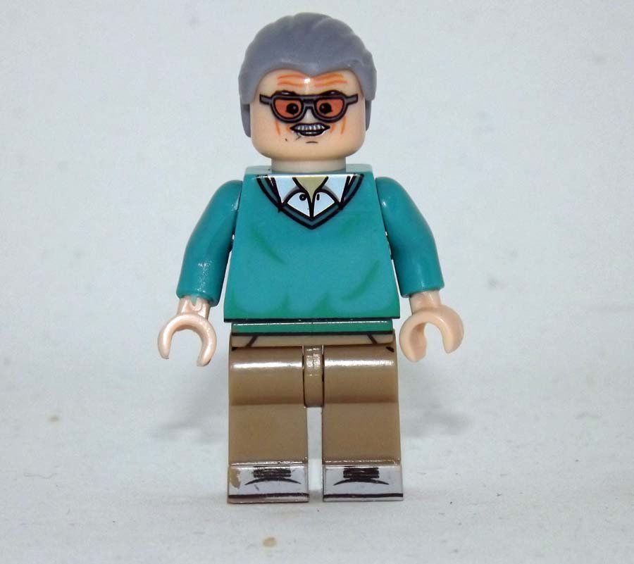 Stan Lee Sweater Marvel Creator (Spider-Man) Movie Custom Minifigure ...
