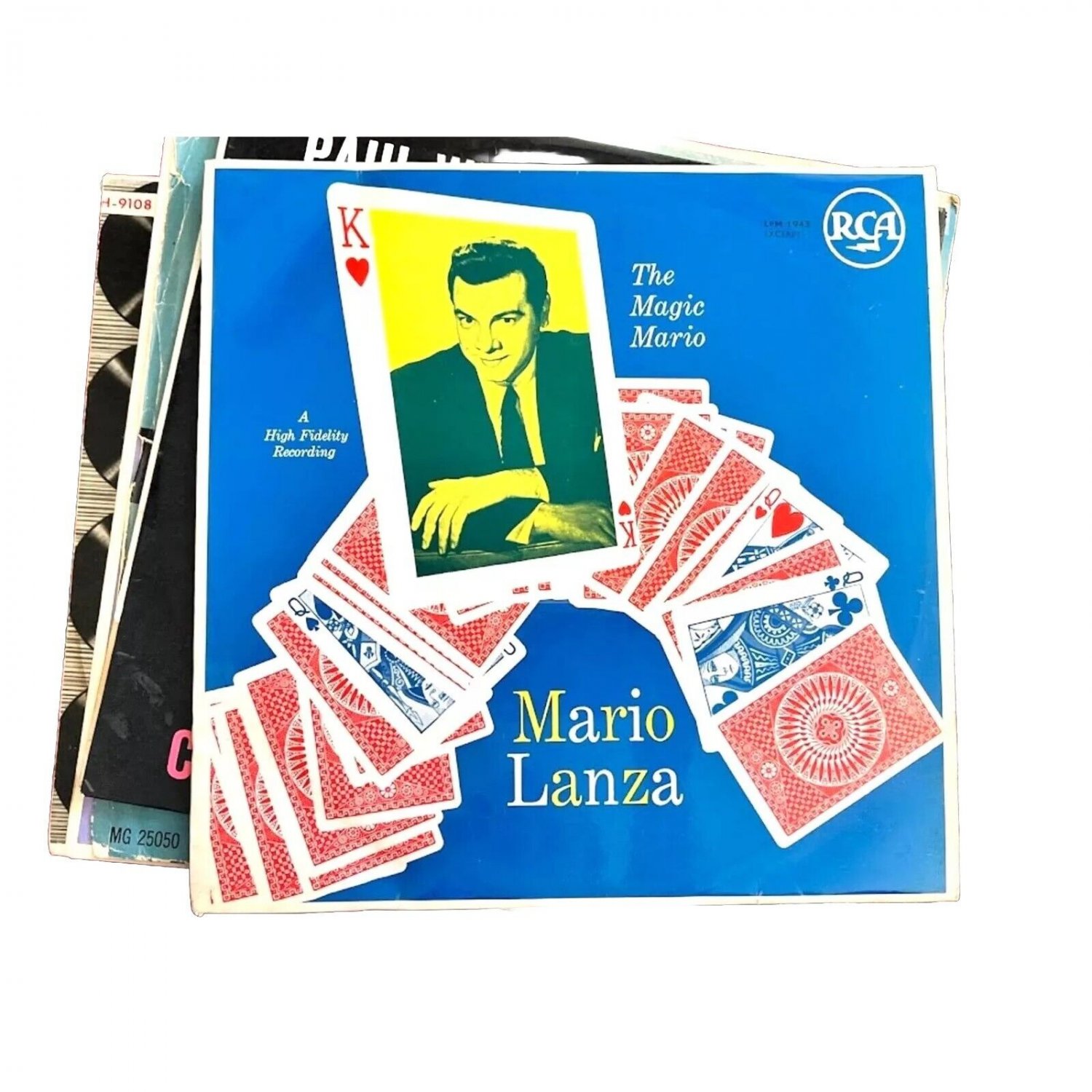 Mario Lanza- The Magic Mario LPM 1943 RCA 10" Vinyl Lp Record