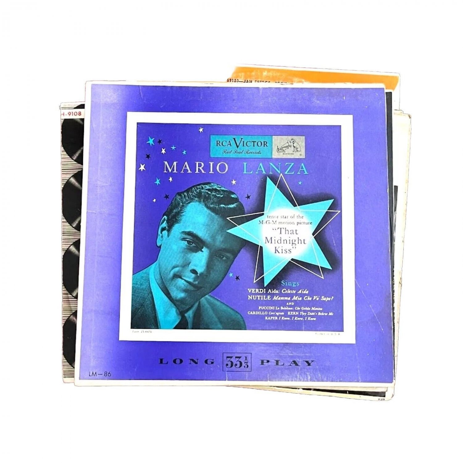 Mario Lanza-"That Midnight Kiss' LM86 RCA Victor 10" Vinyl Lp Vintage ...