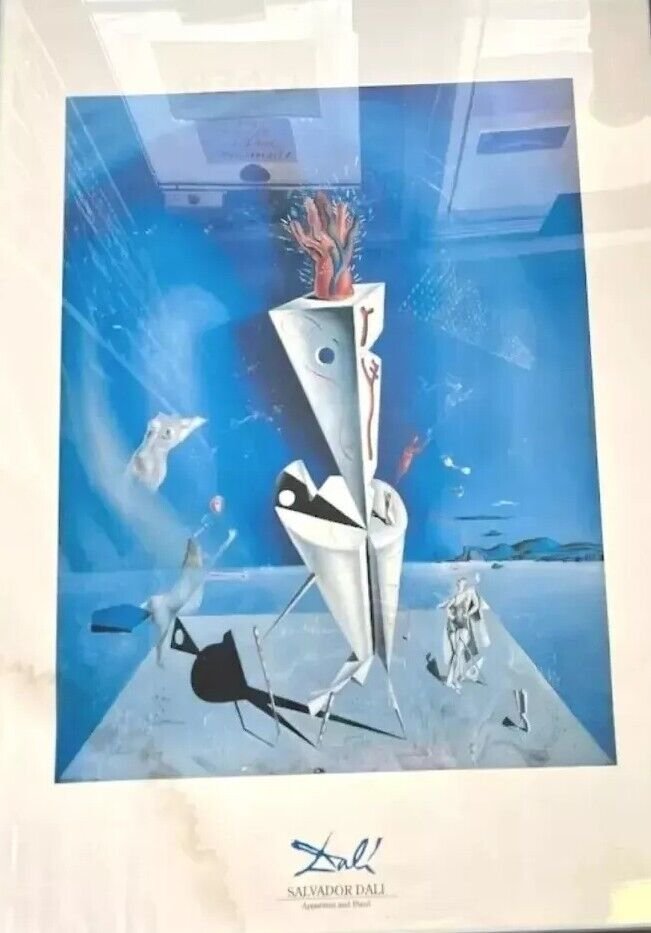 Salvador Dali Apparatus and Hand Modern Art Poster 25x36