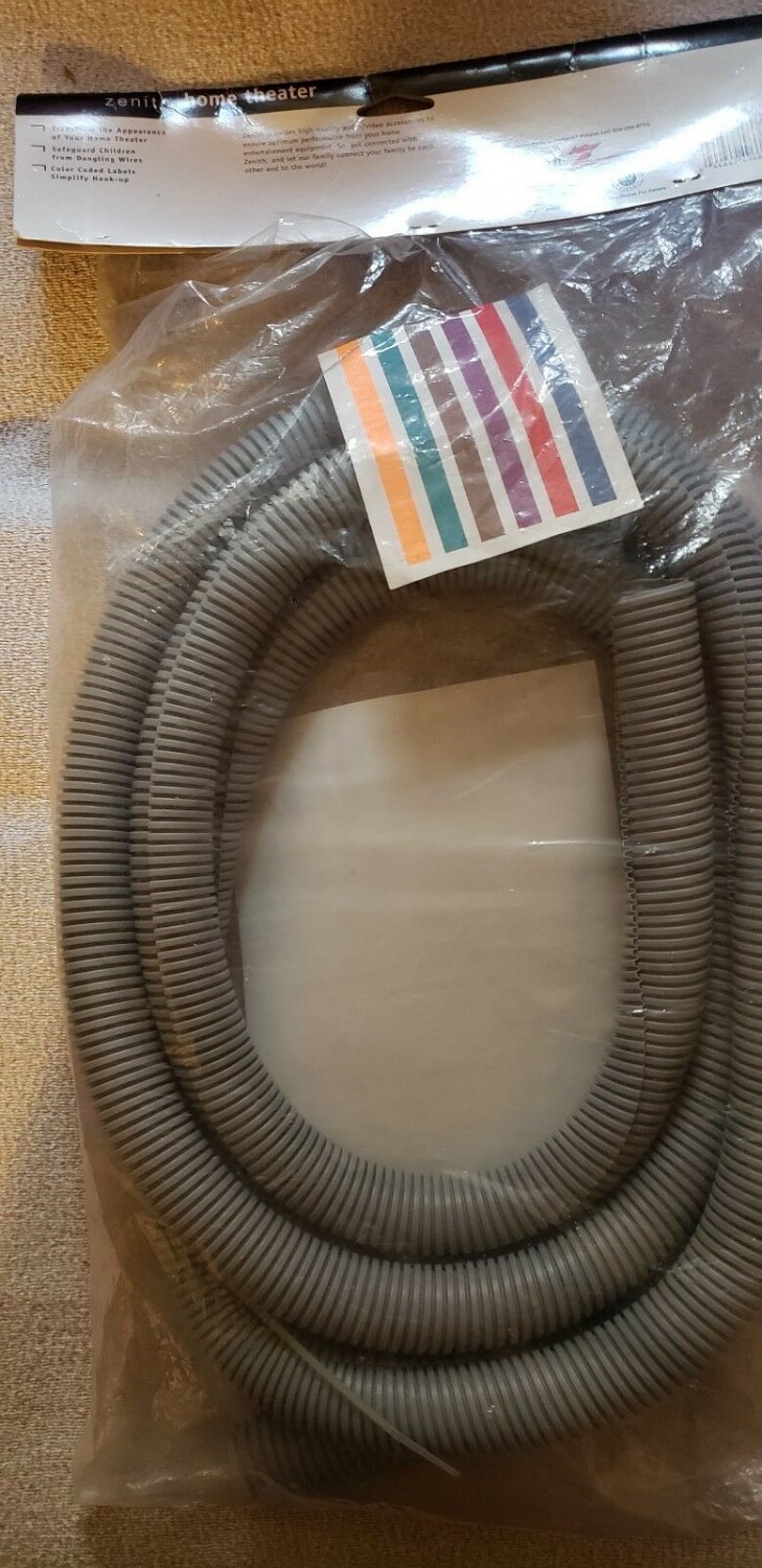 Zenith Home Theater Wires Spiral Cable organizer 10 Feet 1 inch ...