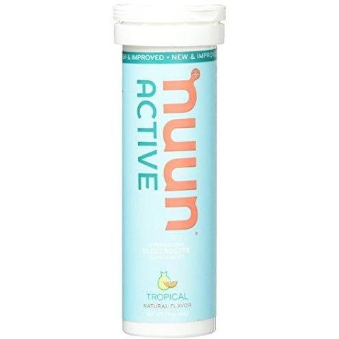 Nuun Hydration Drink Tab - Active - Tropical - 10 Tablets - Case of 8