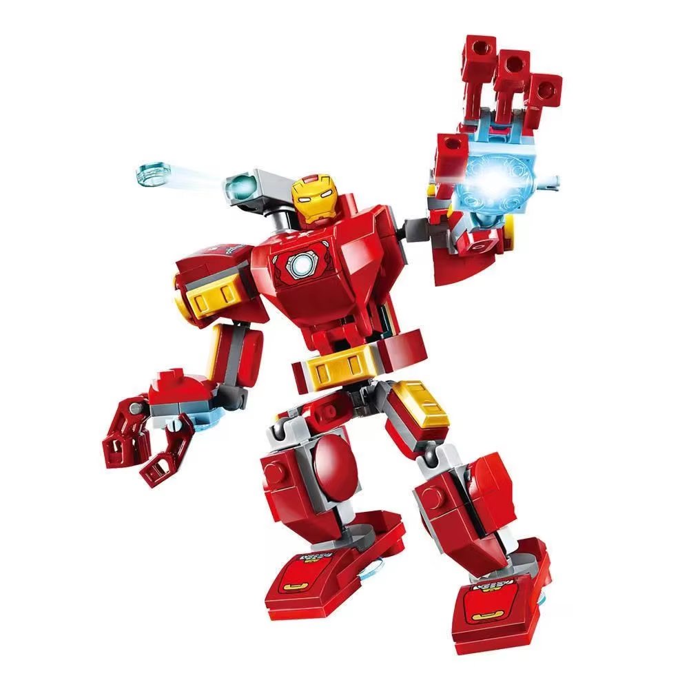 Action Figure Bricks Building Block Toy Assembled Model Superhero - Type C
