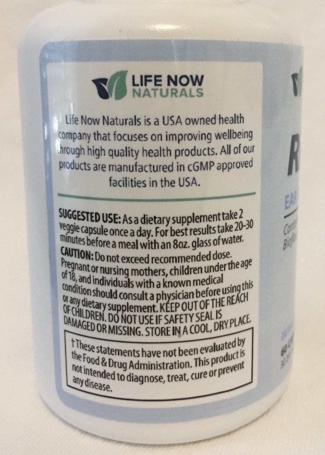 RingEase by Life Now Naturals Ear Ringing Formula 360Capsules
