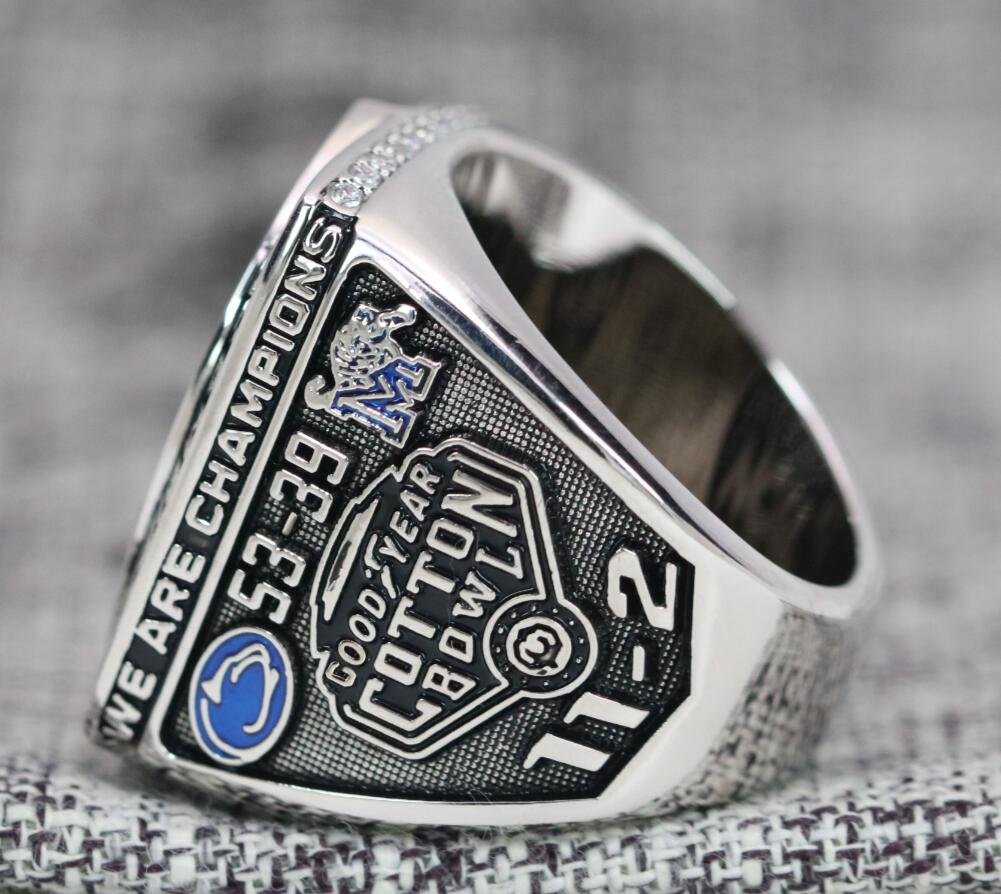 2019 Penn State Nittany Lions Cotton Bowl NCAA CHAMPIONSHIP RING 7-15S