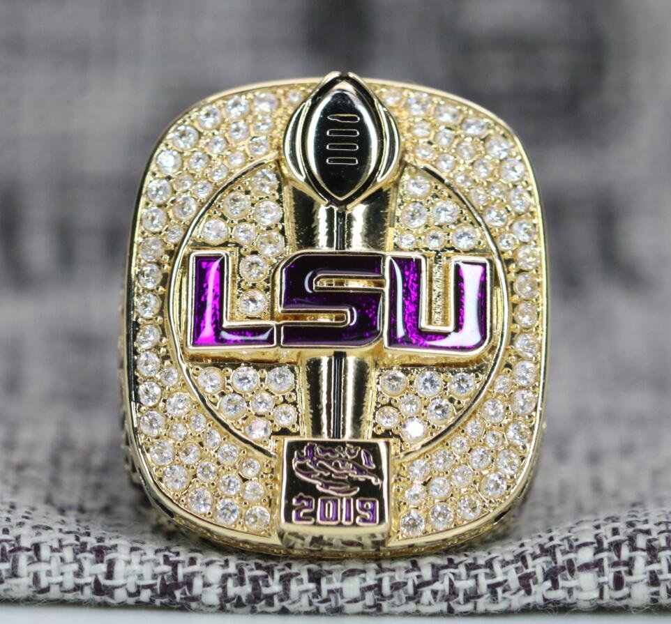 2020 Louisiana State LSU Tigers NCAA Championship ring 7-15S