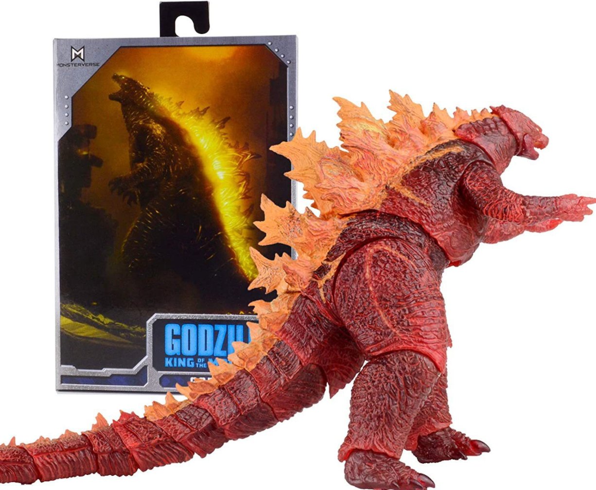 Burning Godzilla 2019 Movie Monster Fire Mode Red Fin Kaiju 5.7" Figure ...