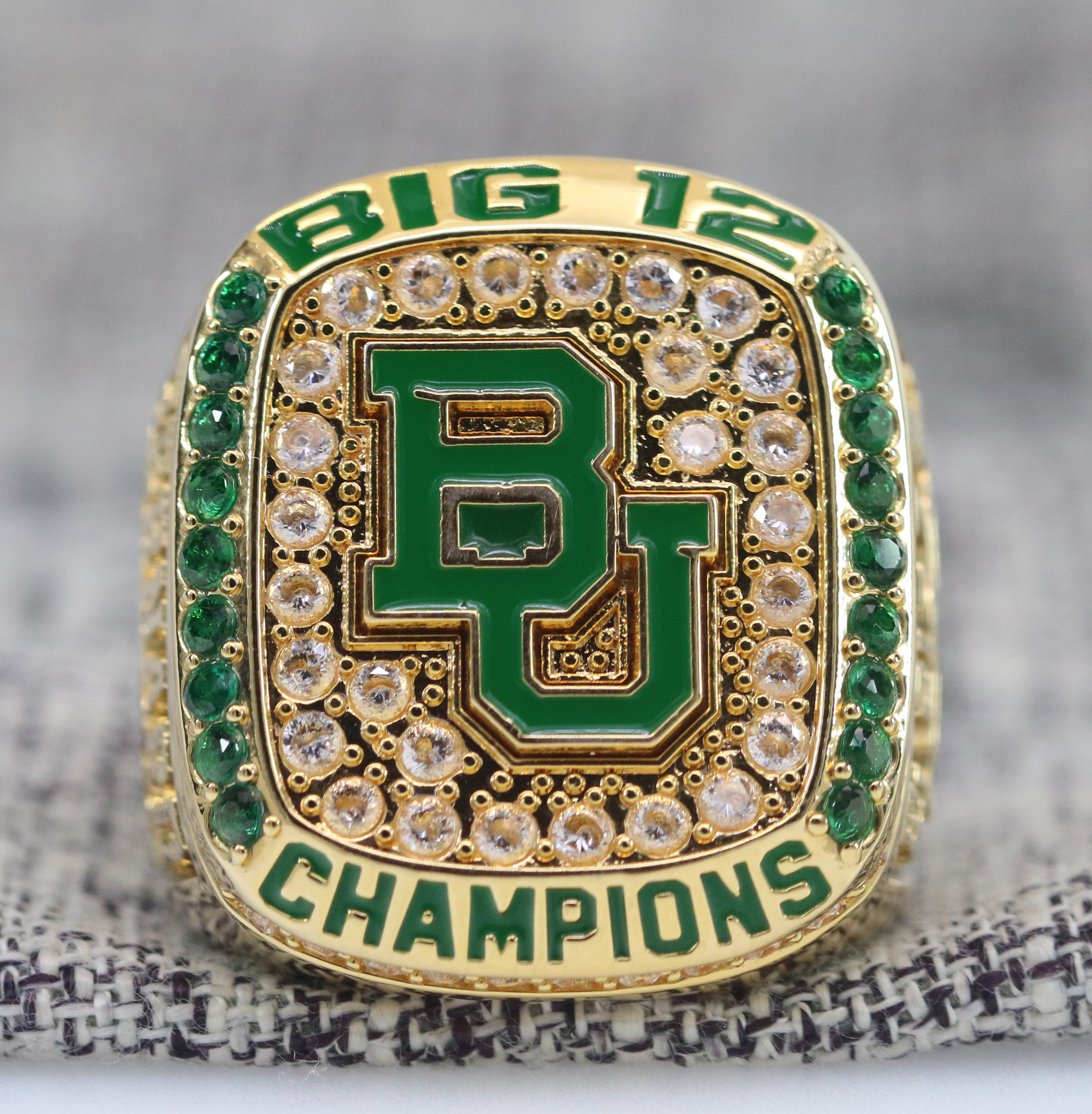 2021 Baylor Bears Big 12 NCAA 2022 sugar bowl championship ring 7-16 size