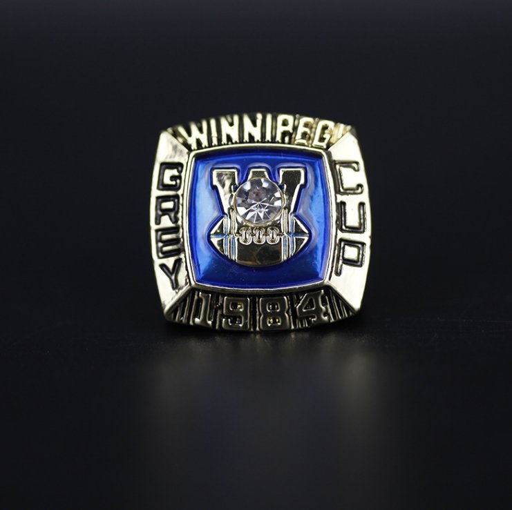 1984 CFL Winnipeg Blue Bombers Grey Cup Championship Ring 11 size（282）