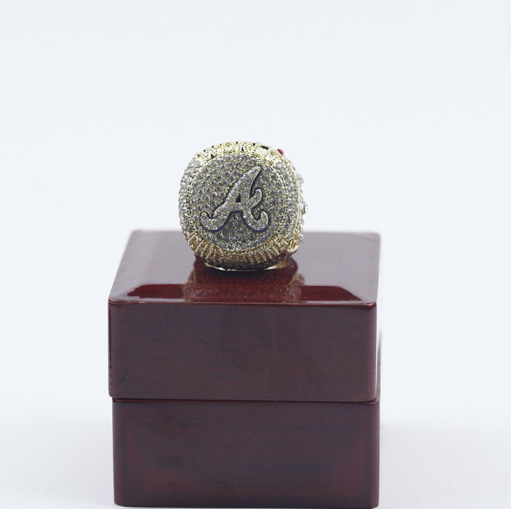 2021 Atlanta Braves MLB world series ring 12# 11 size with case（793）