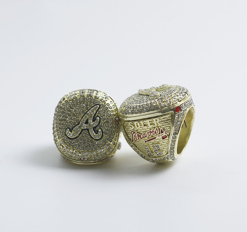 2021 Atlanta Braves MLB world series ring 12# 11 size with case（793）