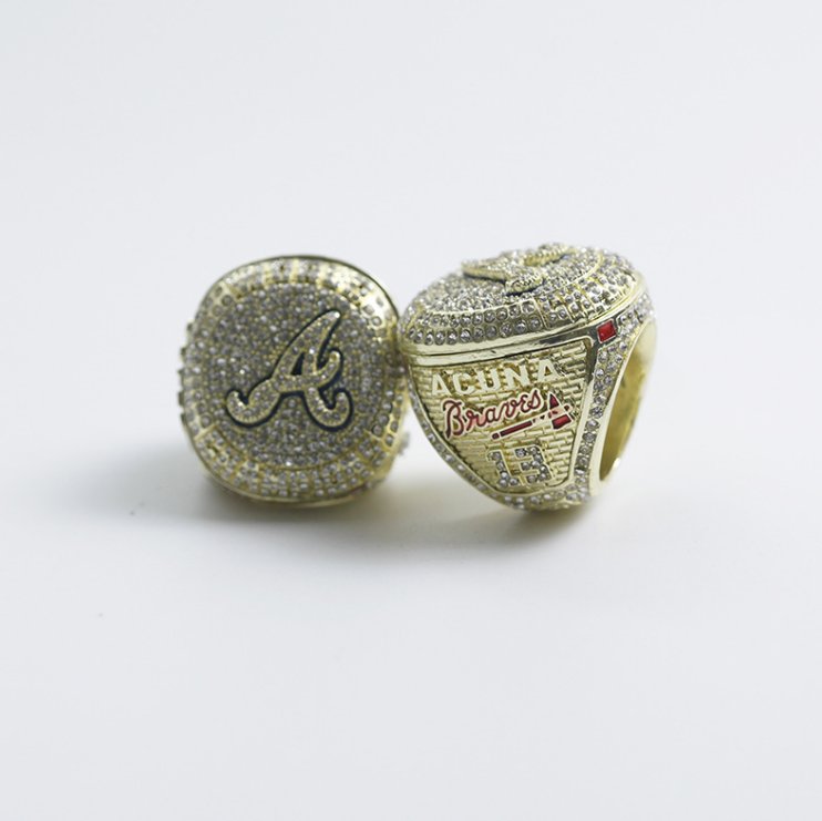 2021 Atlanta Braves MLB world series ring 13# 11 size with case（794）