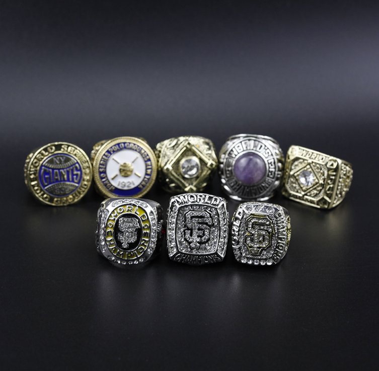 Fulll Set 8PCS San Francisco Giants world series championship rings 11 ...