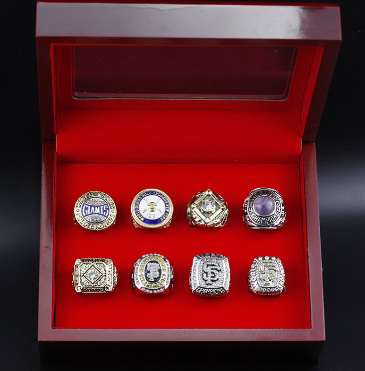 Fulll Set 8PCS San Francisco Giants world series championship rings 11 ...