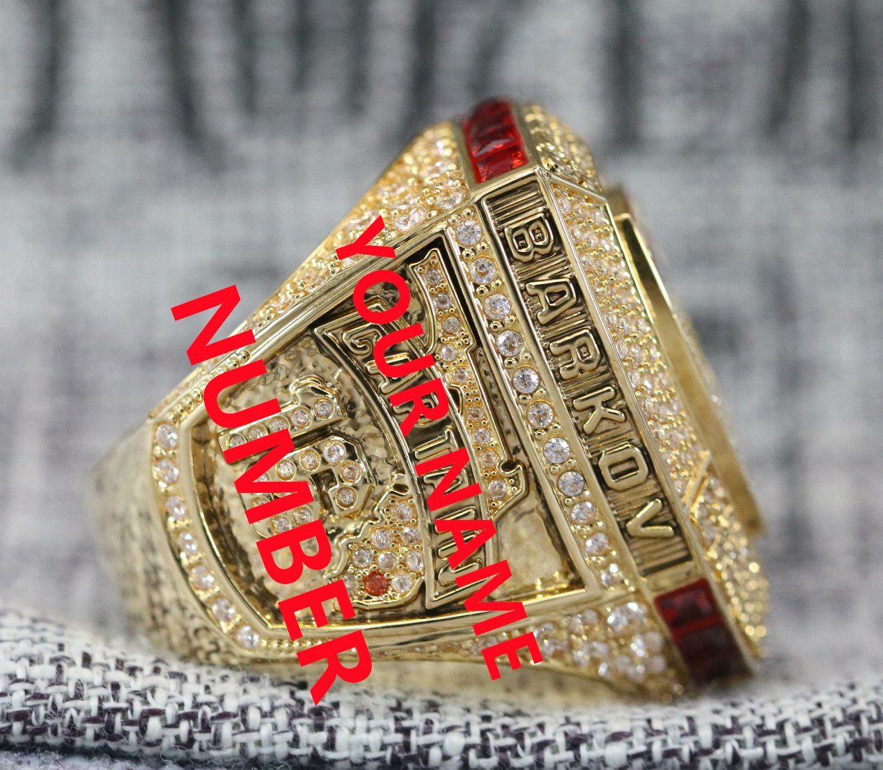 Custom Your Name&Number 2024 FLORIDA PANTHERS Hockey NHL Championship Ring