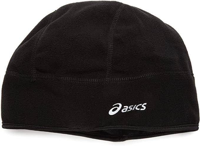 ASICS De Luxe Fleece Running Beanie Cap Black Large / X-Large New