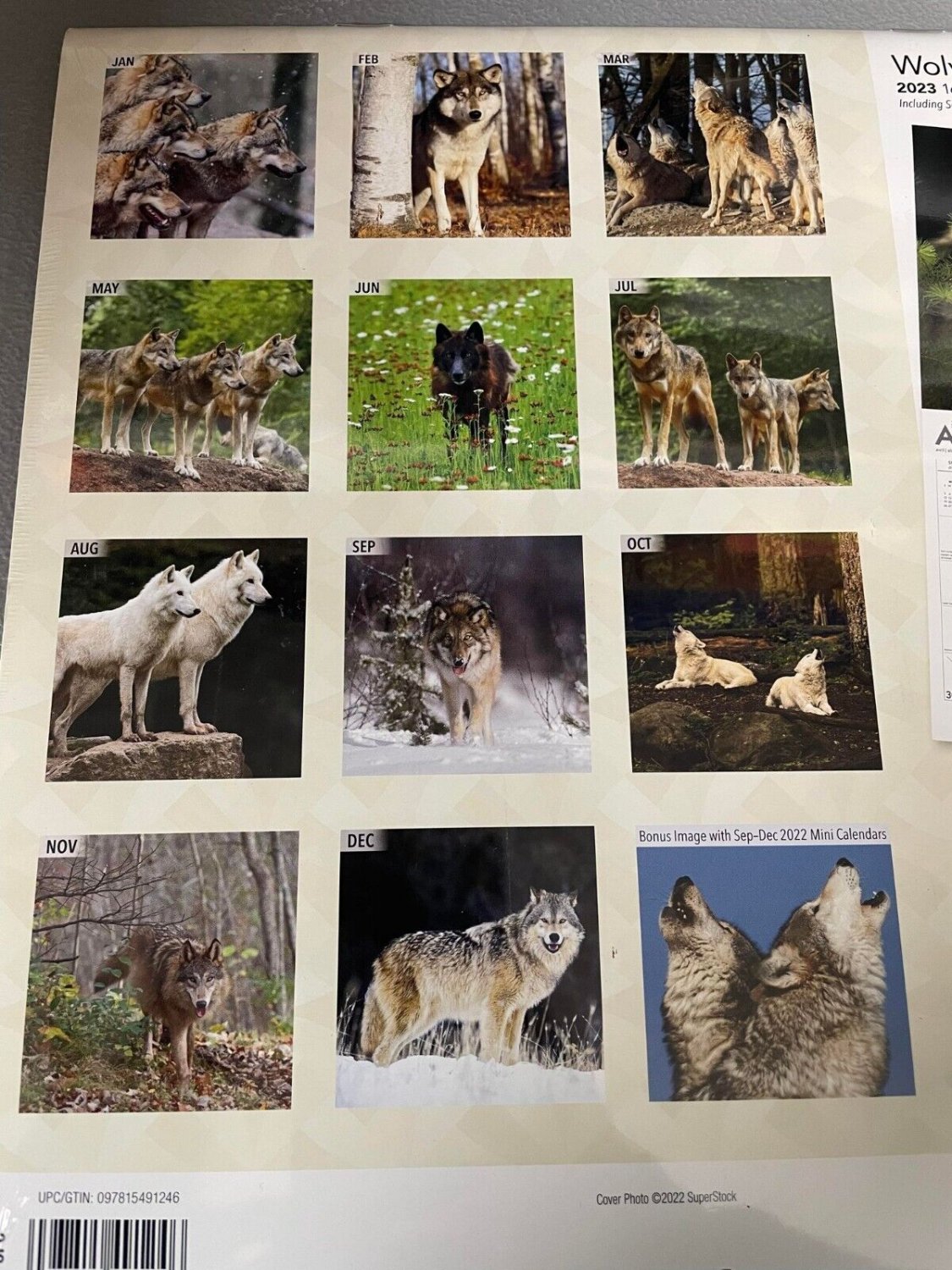 2023 Wolves Calendar