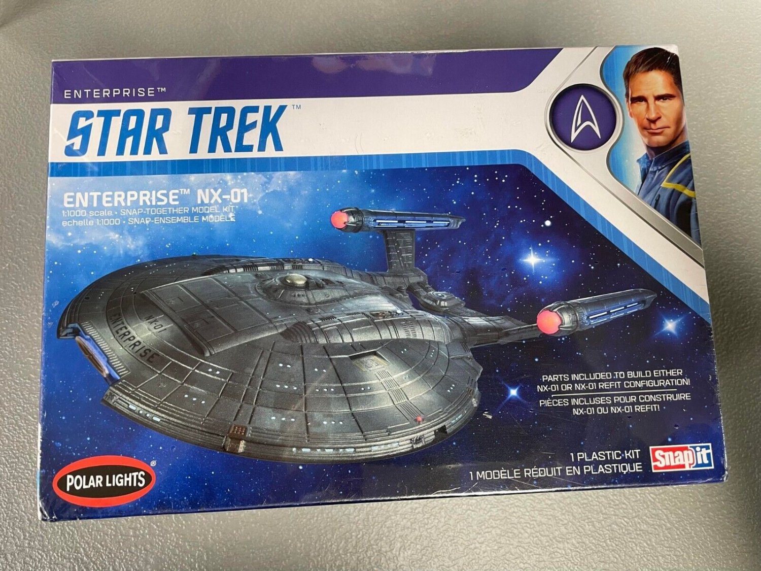 Star Trek Enterprise NX-01 Refit Model Kit, POL966M/12