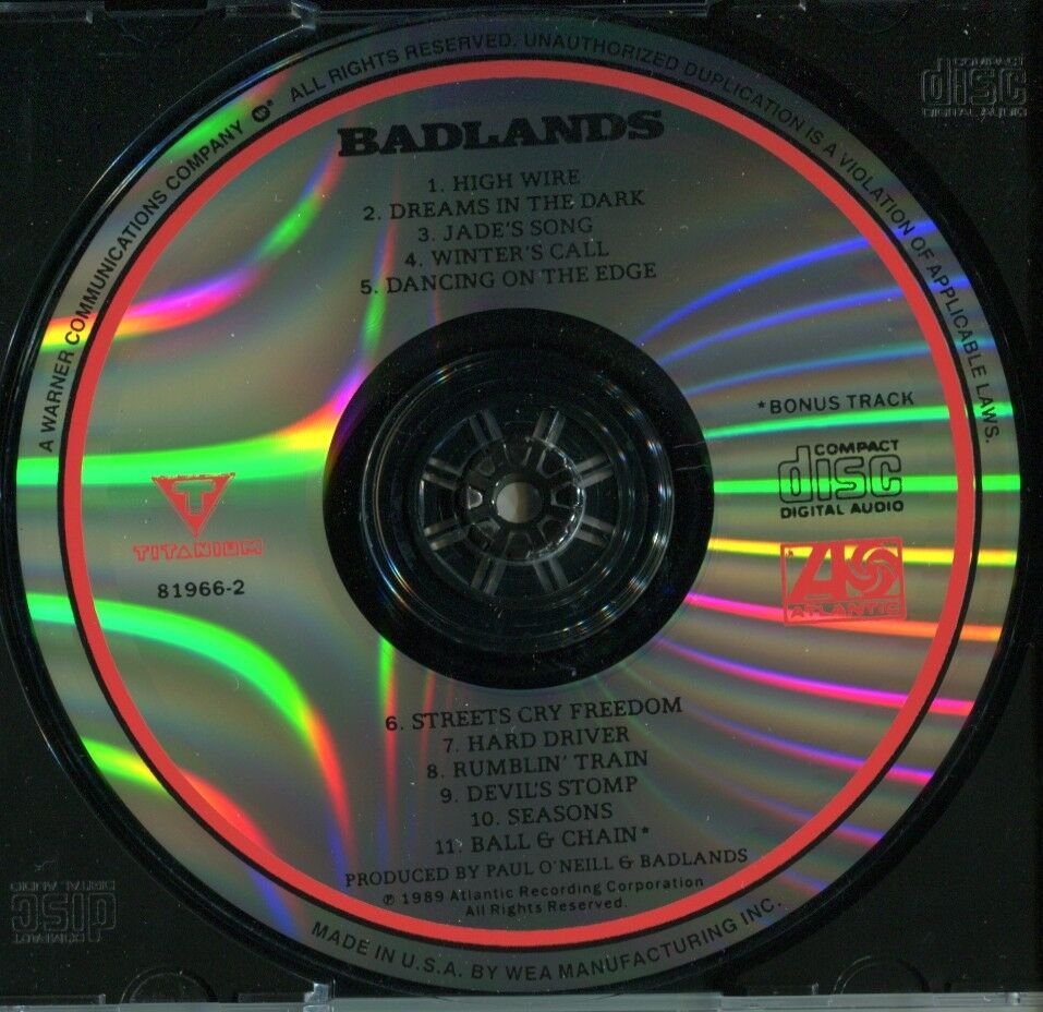 Badlands - Badlands S/T self-titled - CD