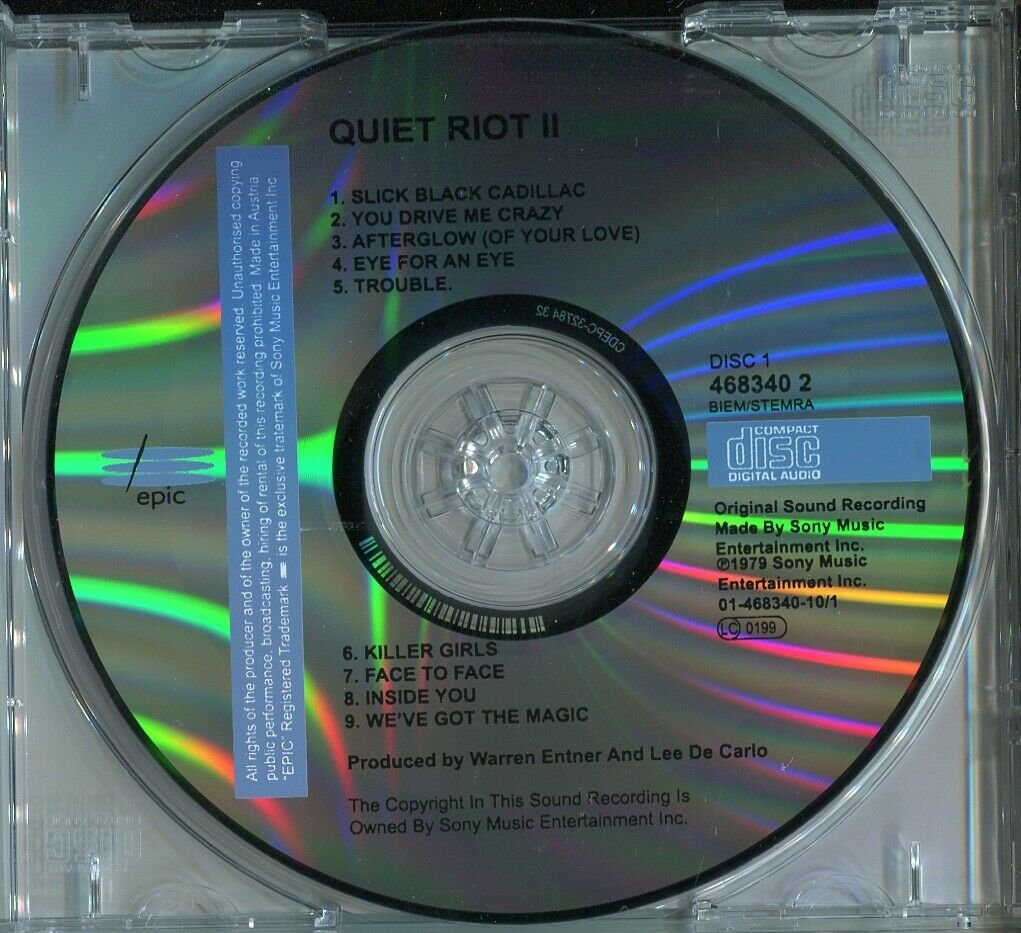 Quiet Riot ‎- Quiet Riot II - CD