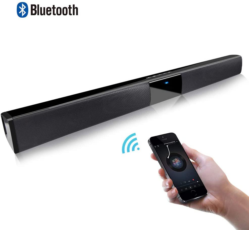 Wired and Wireless Bluetooth Soundbar with Subwoofer Home Theater ...