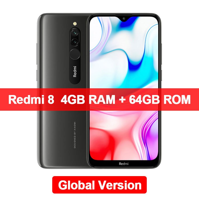 Xiaomi Redmi 8 4GB+64GB Smartphone Snapdragon 439 Octa Core 12MP Dual ...