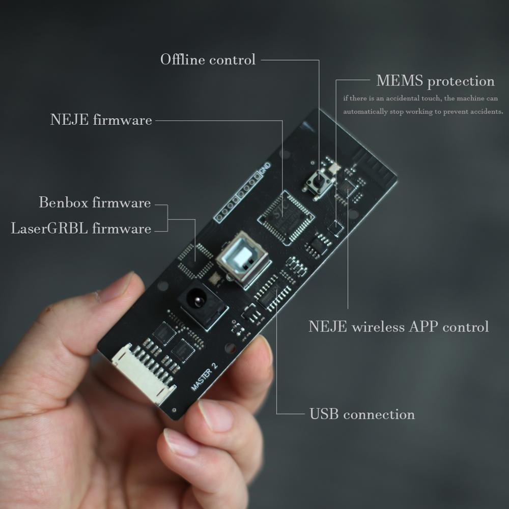NEJE Master 2 3500mW High Speed CNC Laser Engraver Wifi Benbox GRBL1.1f ...