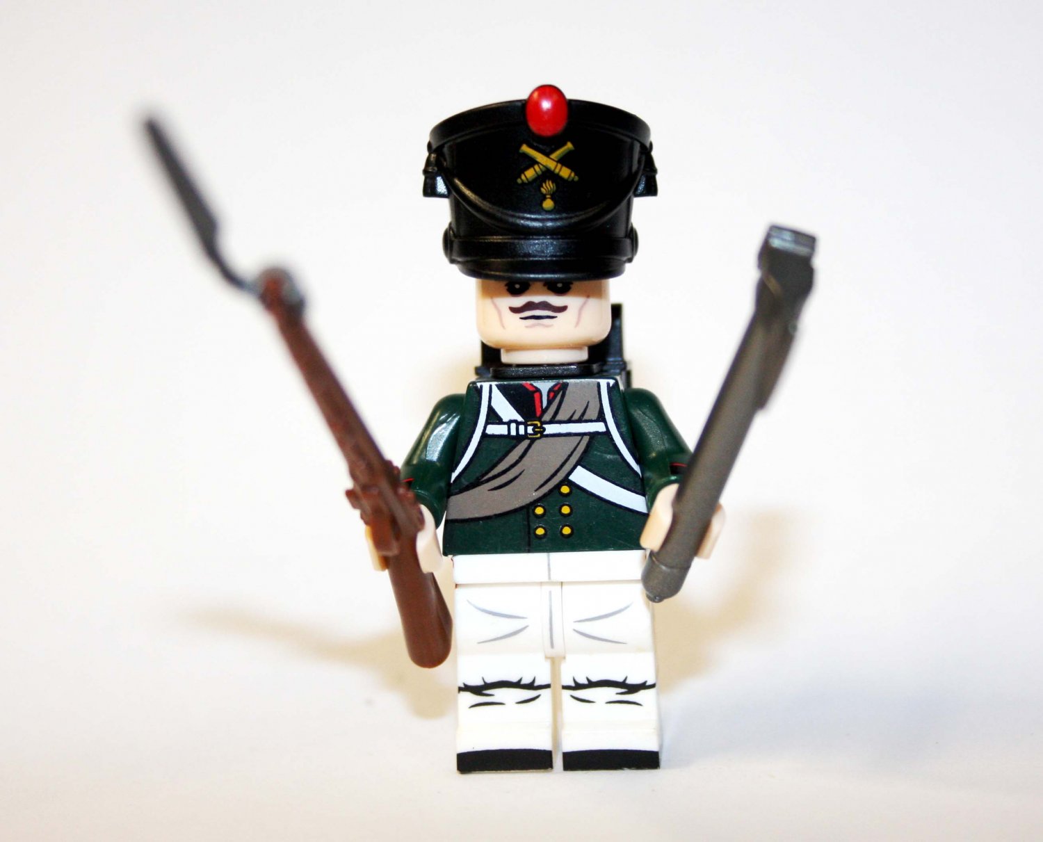 Russian Artillery Sapper Napoleonic War Waterloo Soldier Minifigure