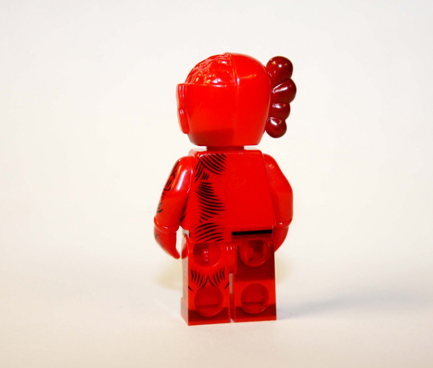 Kaws Red Half Dissected cartoon Minifigure