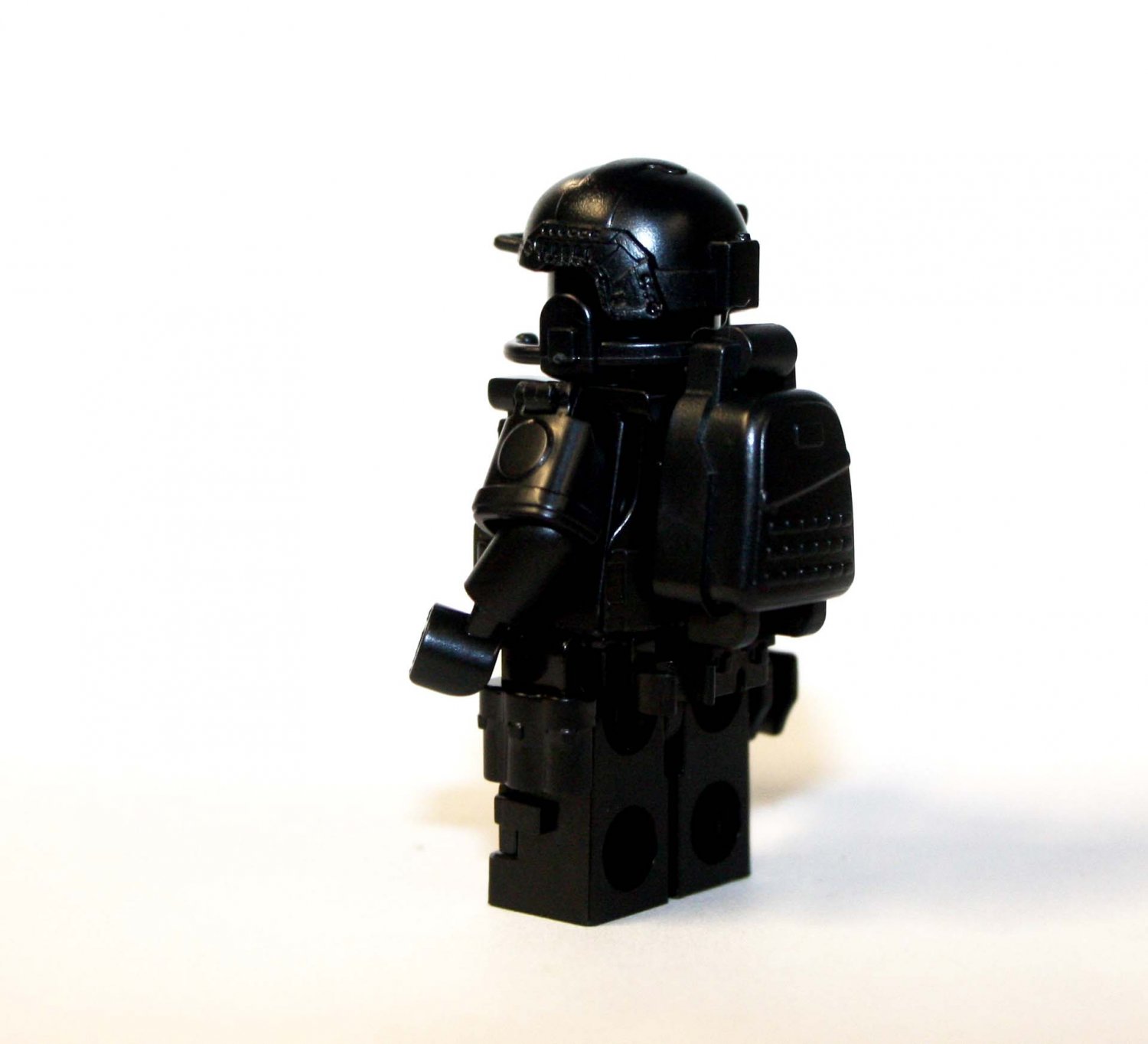 SWAT Police Officer Skull Mask Full Body Armor Minifigure
