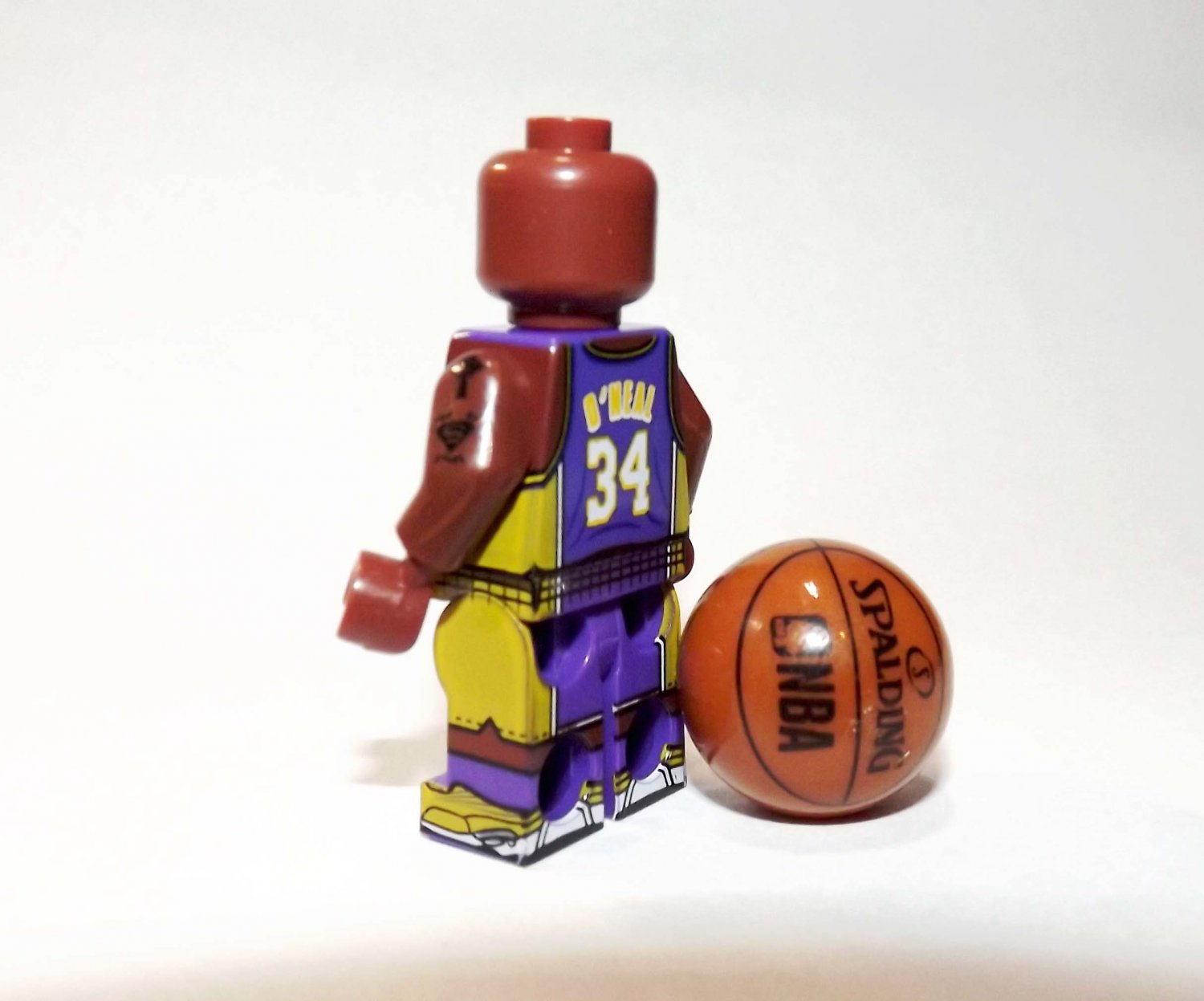 Shaquille O'Neal Lakers #34 NBA Basketball Minifigure