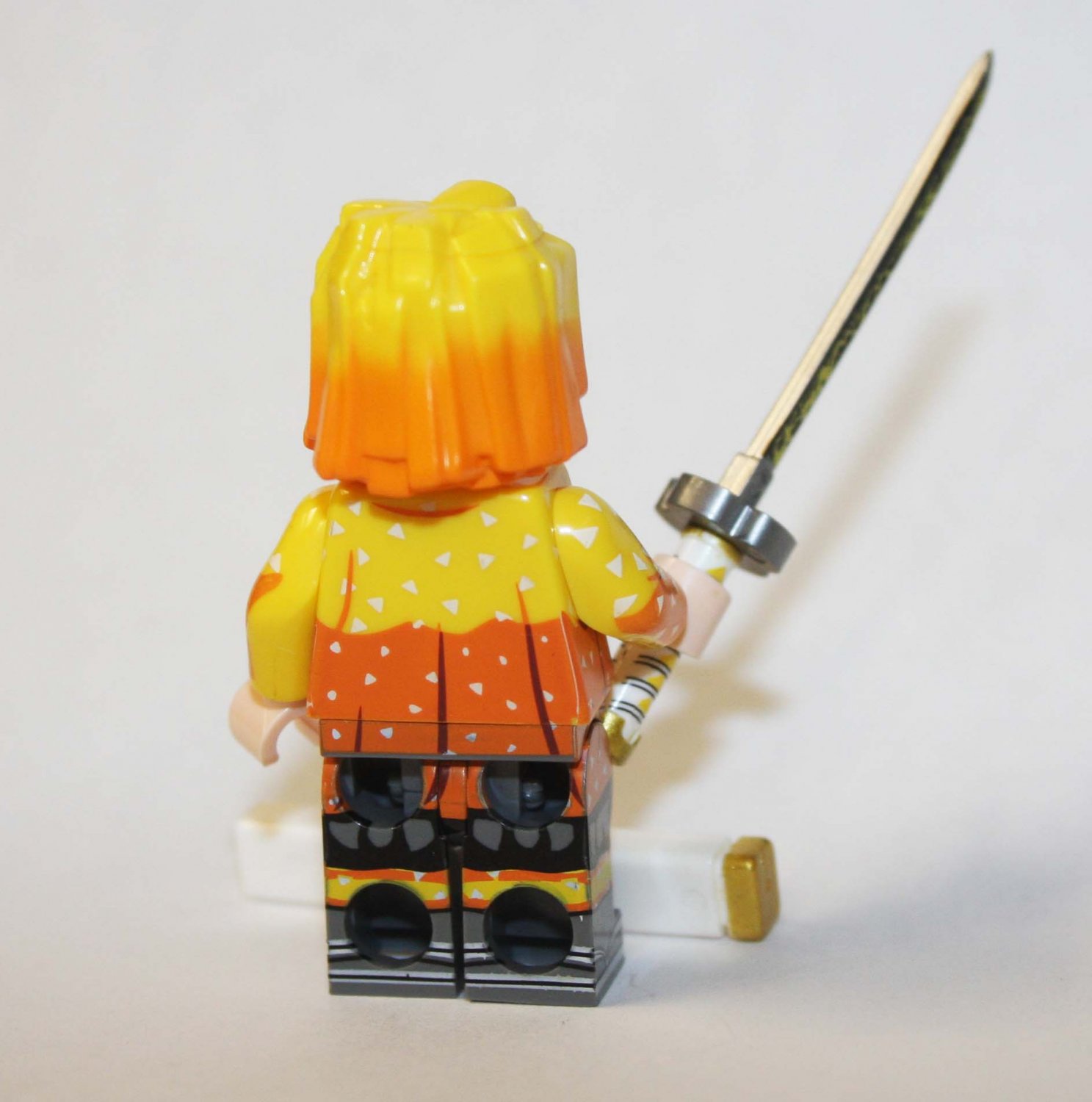 Zenitsu Agatsuma Demon Slayer Cartoon TV Show Anime Minifigure